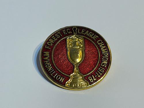 Nottingham Forest League Champions 1977-78 Enamel Badge | TheTreasureTrench