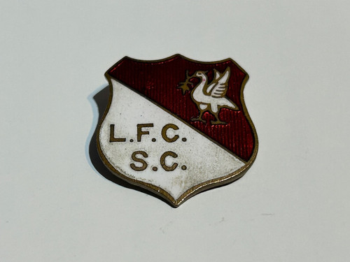 Vintage Liverpool Football Club Supporters Enamel Badge | TheTreasureTrench