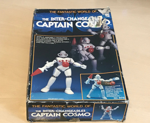 Vintage Boxed Captain Cosmo Inter Changeable Action Figure ...