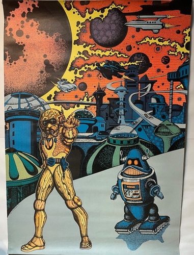 Large Original 1977 Space & Robots Poster by Ken McGregor ...