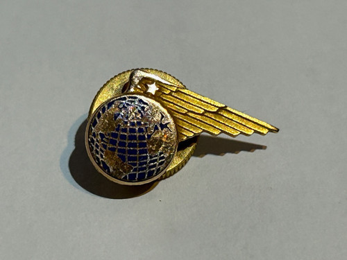 Small 10k Gold Pan Am Airways Five Year Service Wing Badge ...