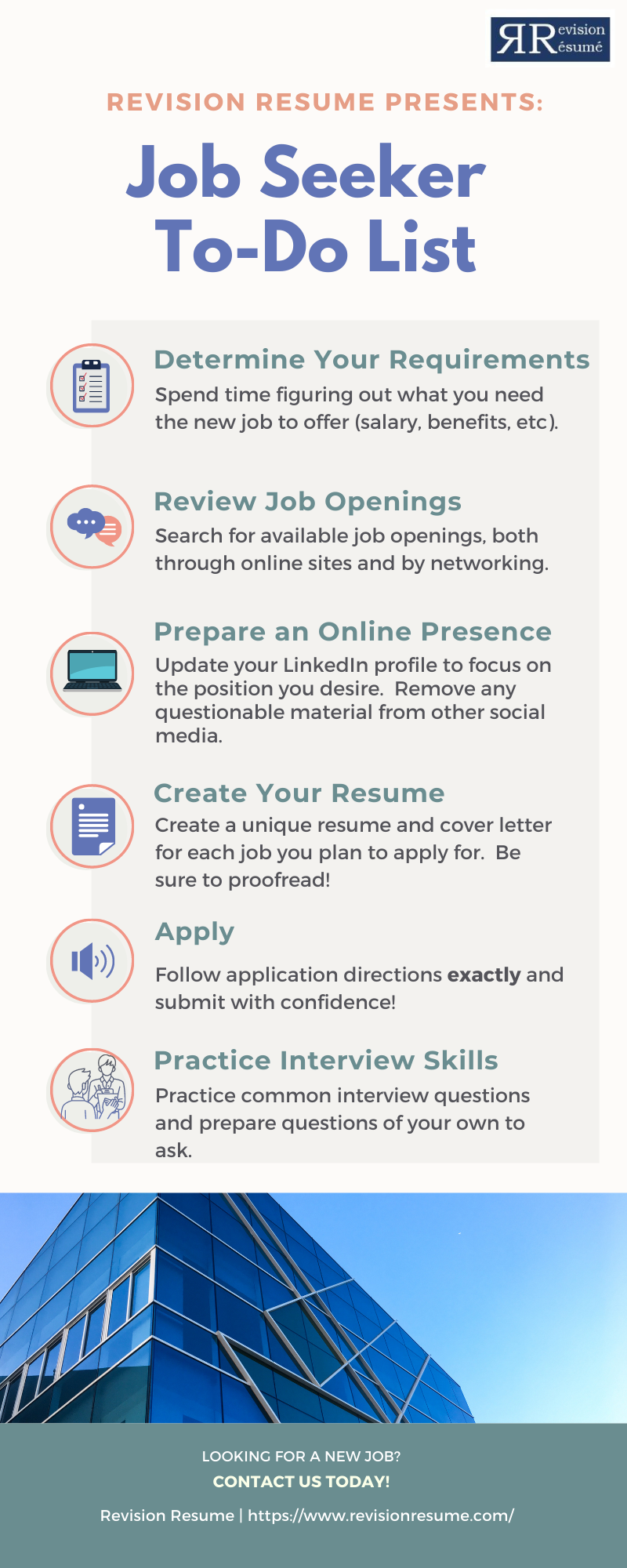 Infographic: Job Seeker To-Do List