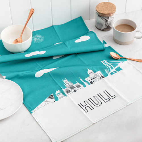 Hull Skyline Tea Towel | Snapdragon Designs
