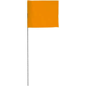 Flag Marker - Orange (100pcs) | Surveymarks NZ