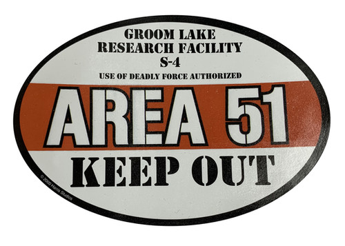 Area 51 Keep Out Sticker | area-51