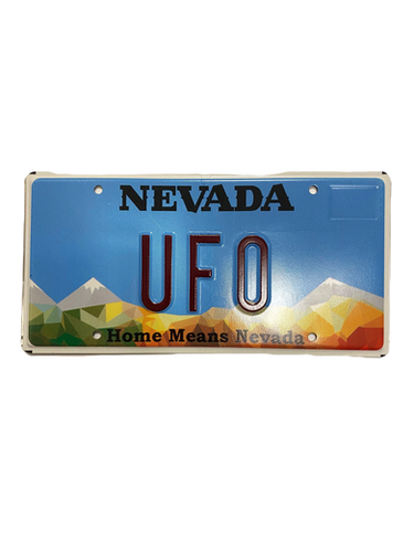 Nevada UFO Souvenir License Plate | alien