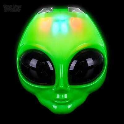 8" Light up Alien mask | area-51