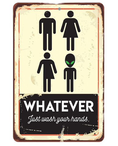 Alien Bathroom Sign | area-51