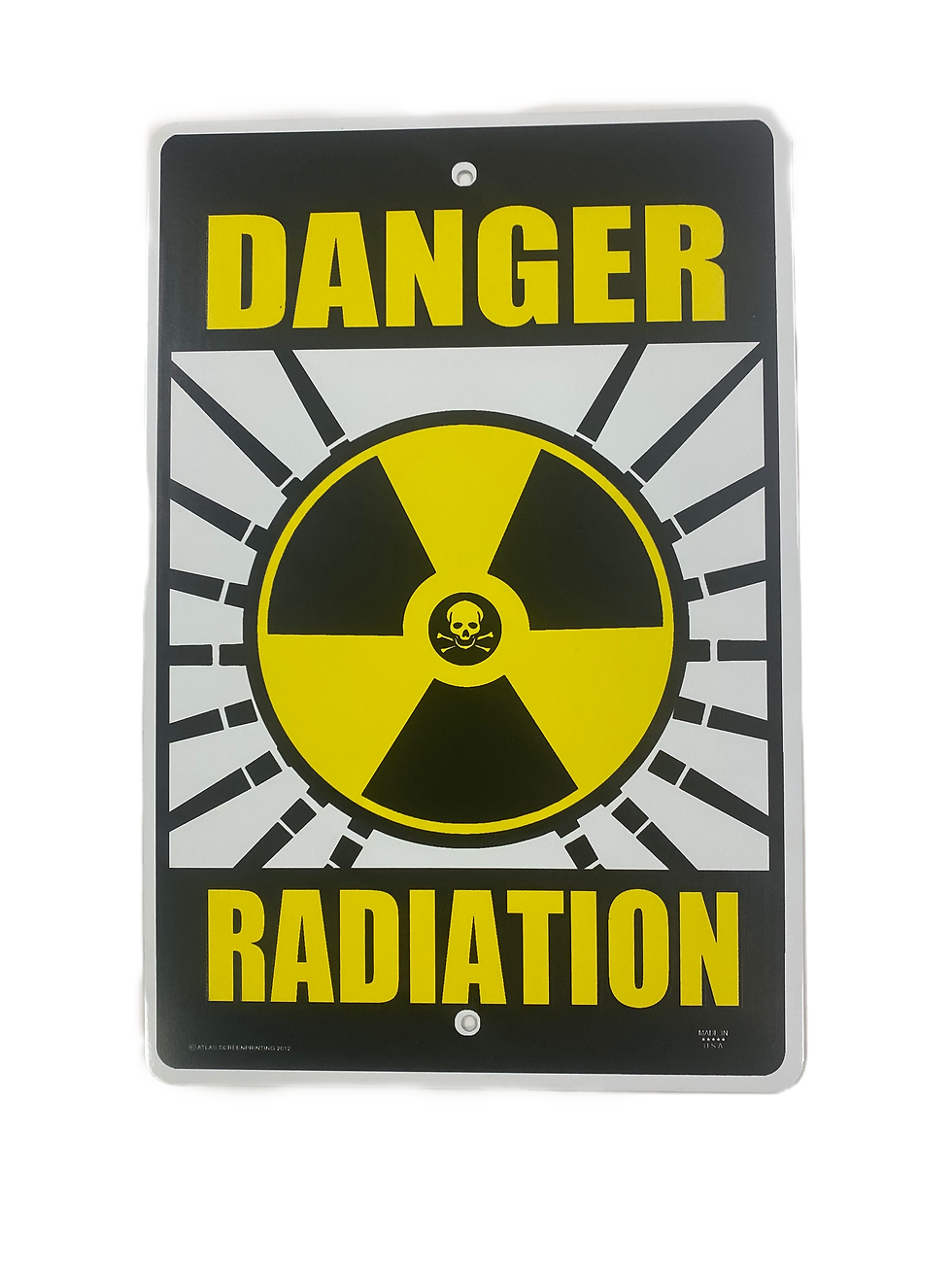 Danger Radiation 10 x 15 Metal Sign | area-51
