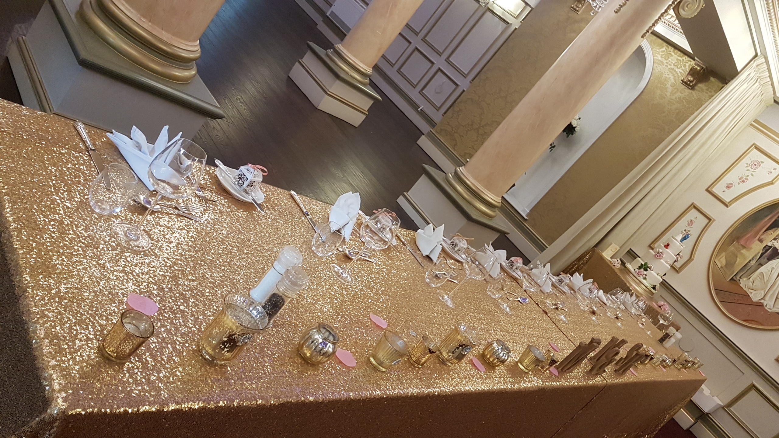 Top Table Centrepieces | Glamourpuss Weddings | Barnsley | Yorkshire