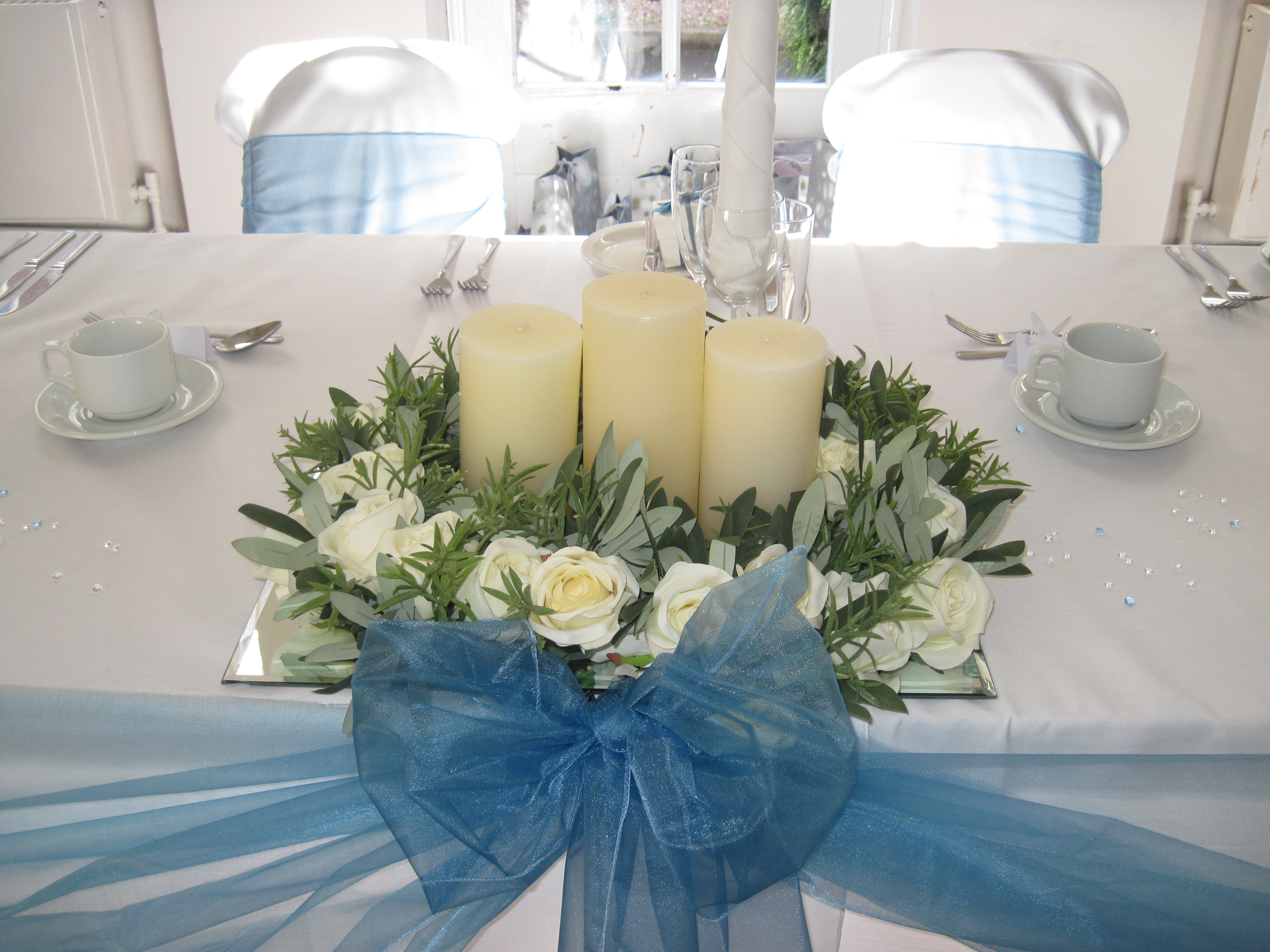 Top Table Centrepieces | Glamourpuss Weddings | Barnsley | Yorkshire