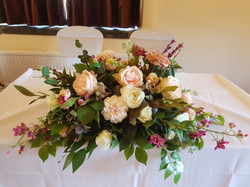 Top Table Centrepieces | Glamourpuss Weddings | Barnsley | Yorkshire