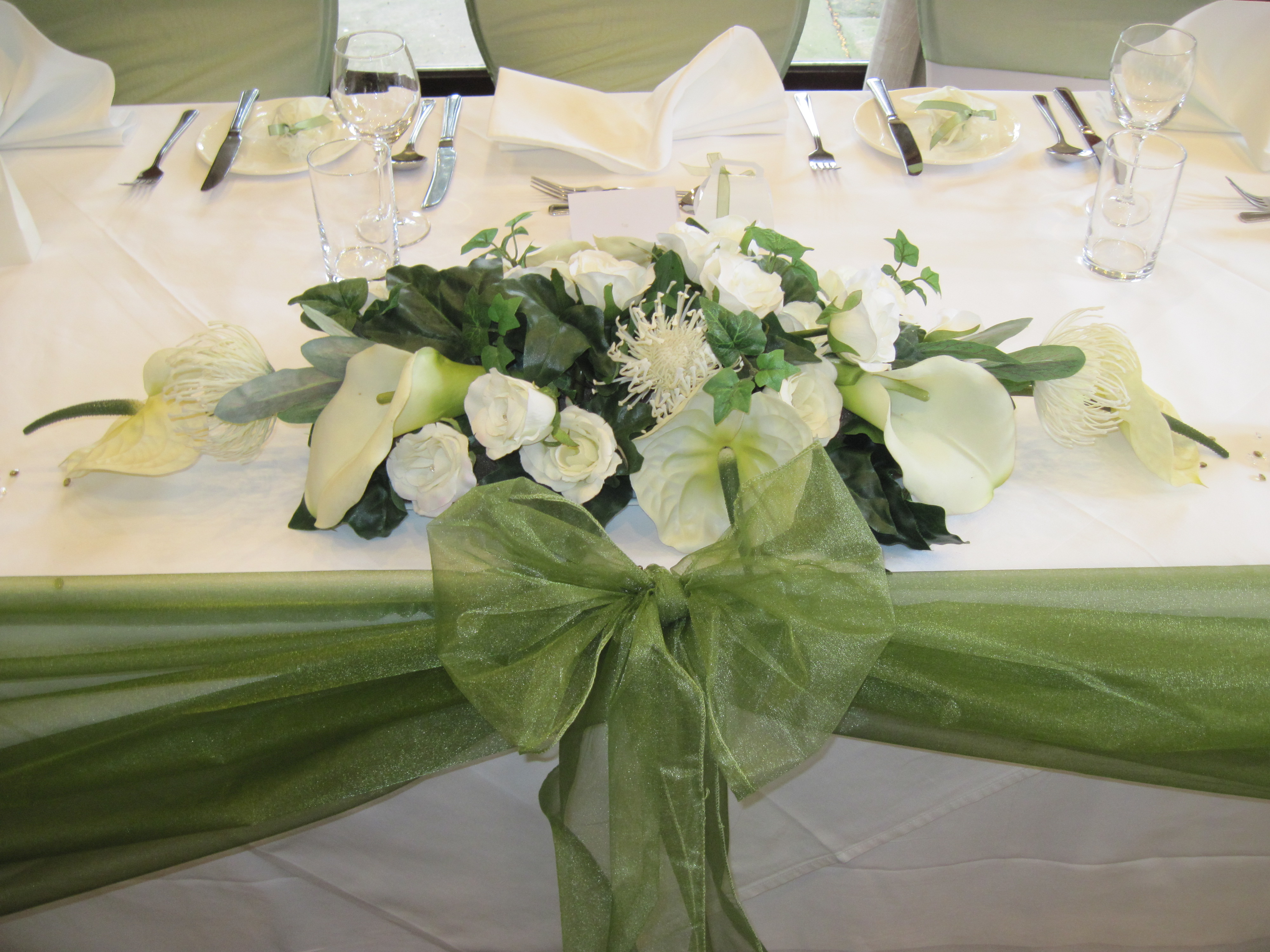 Top Table Centrepieces | Glamourpuss Weddings | Barnsley | Yorkshire