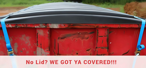 DumpsterGard Kit. Price includes 4 panels and 2 straps | DumpsterGard