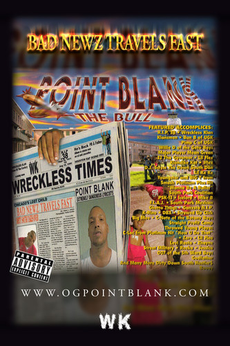 Bad Newz Travels Fast (poster) 18x12 | OG Point Blank