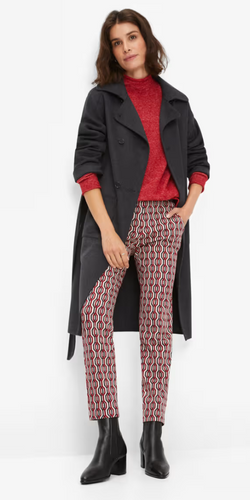 Brax 45-9188/98 London coat in shadow | Perugia Boutique