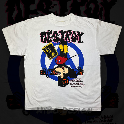 Destroy (COLOR version) crucified mickey seditionaries | HiBo Design