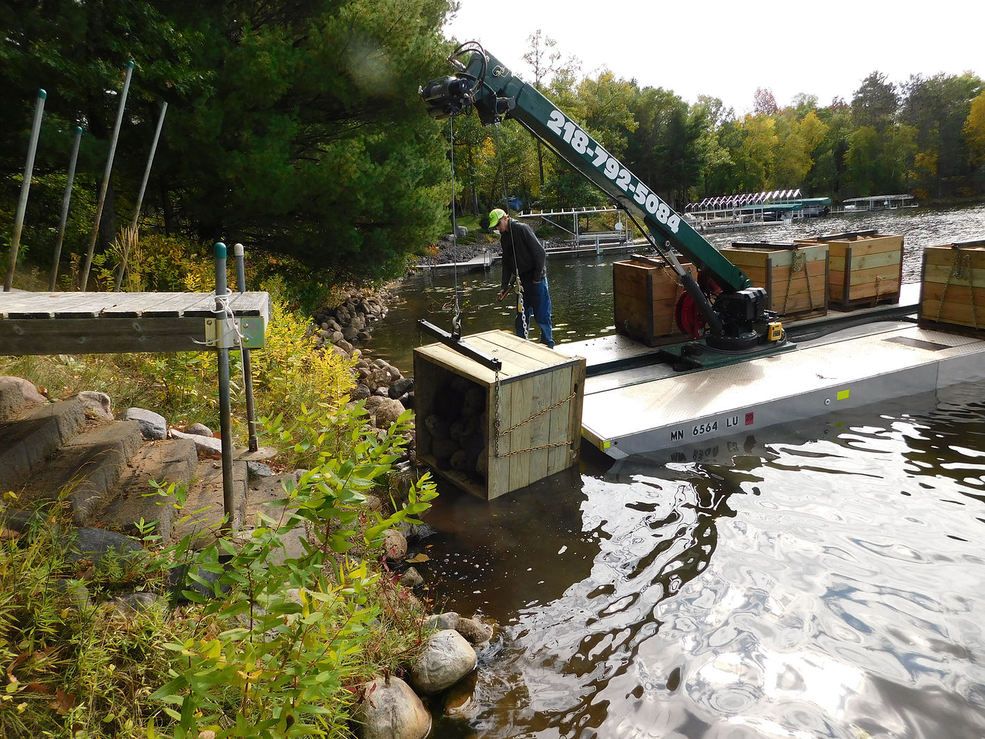 Shoreline Rock | Lakes Barge Service | Outing MN