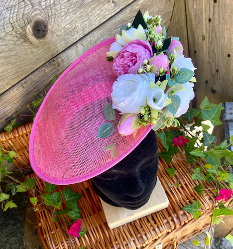 Connie - Elegant Handmade Pink and white rose and peony flower ...