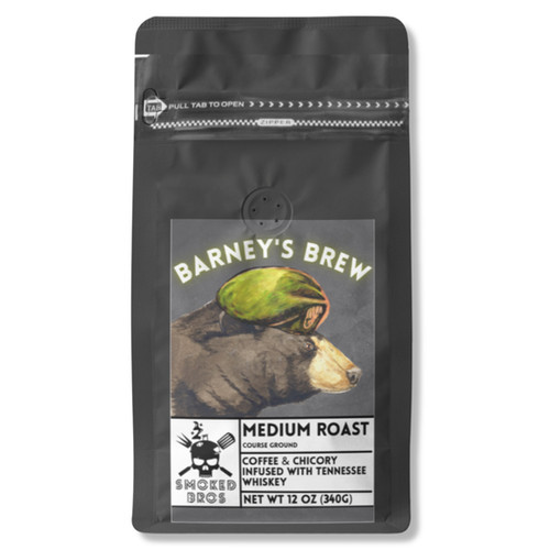 Barney's Blend Whiskey Infused Coffee | Smoked Bros