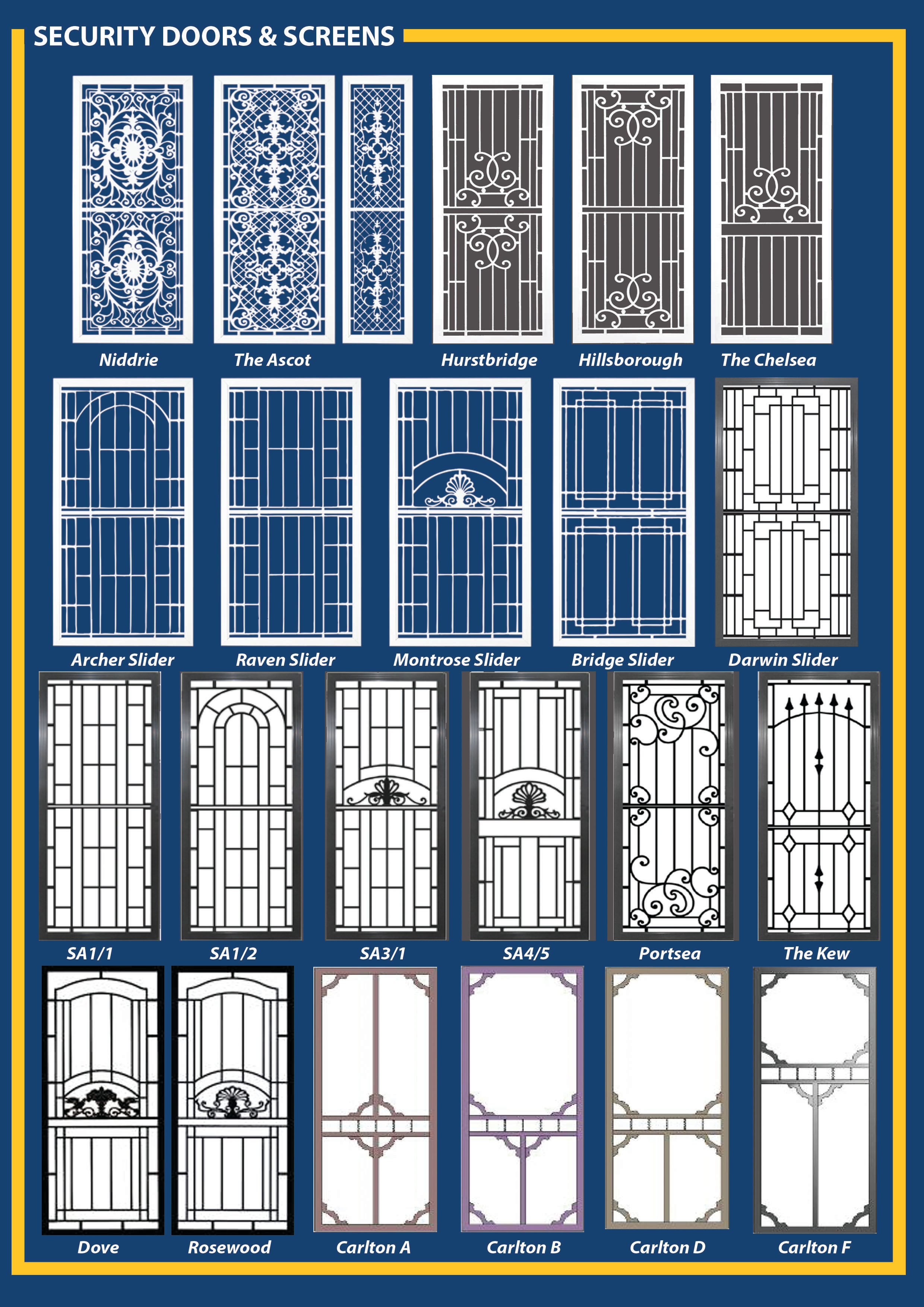 Security Doors | Doors Blinds & Shutters Australia