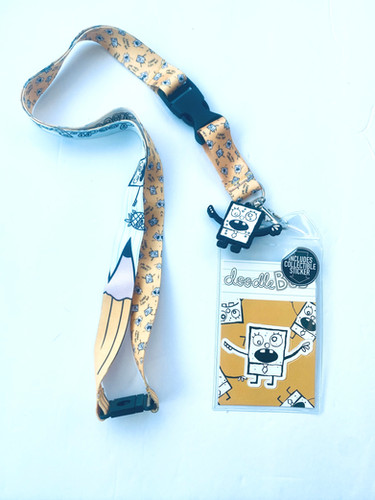 SpongeBob SquarePants - DoodleBob Lanyard | Small Findings