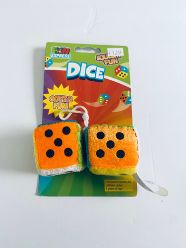 Fun Express Squishy Soft Dice | Small Findings