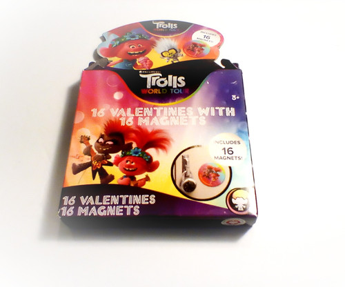 DreamWorks Trolls Valentines With Magnets - 16 Ct | Small Findings