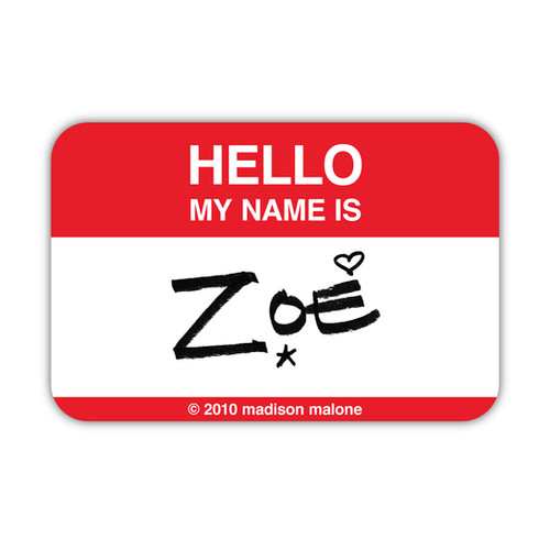 Zoe Sticker | Madison Malone