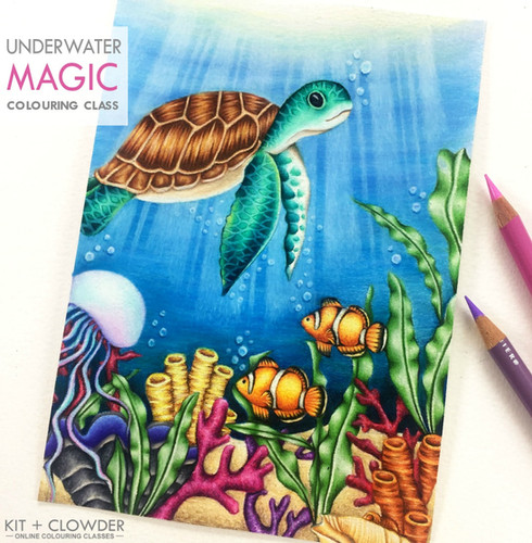 Underwater Magic Project - Pencils | Kit and Clowder