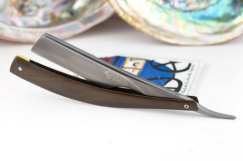 Ali's Blade Custom Razor - French Made 13/16 - Guaiac Scales