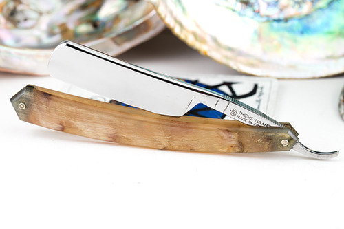 Thiers Issard 13/16 Ram's Horn Straight Razor - Max Sprecher Shaving Supply