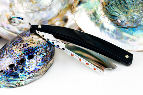 Red Opal Straight Razor | 8/8 Barber's Notch | Max Sprecher Shaving