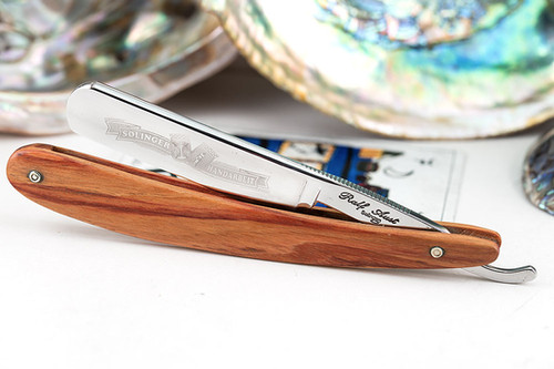 Ralf Aust Straight Razor - Olive Wood - Shave Ready | Max Sprecher