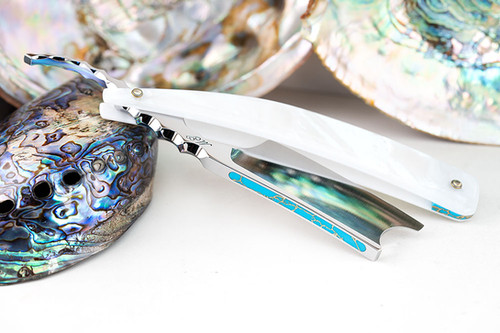 Kingman Turquoise Razor - Max Sprecher Shaving Supply | Custom USA Made