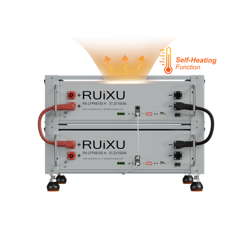 RUiXU Self-heating Server Rack Battery | Daisy Chain | Bracket Rack ...