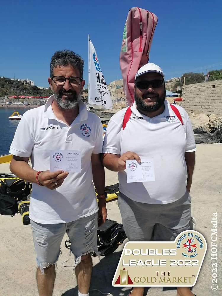 Champions for the second year in a row Doubles Ellevi Masters Peter Paul Azzopardi & Adrian Nelson