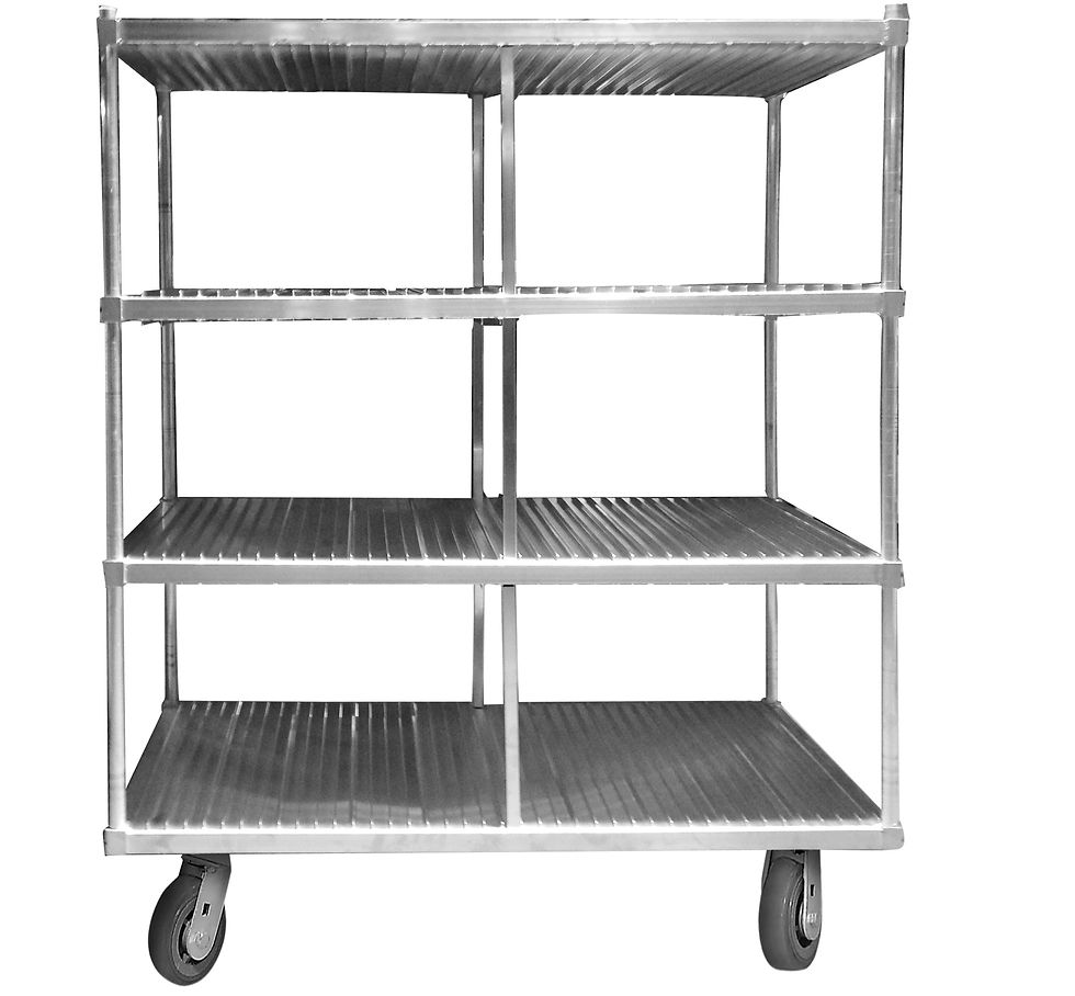 Channel Adjustable Aluminum Tray Drying Rack, 63" x 30" (Special Order ...
