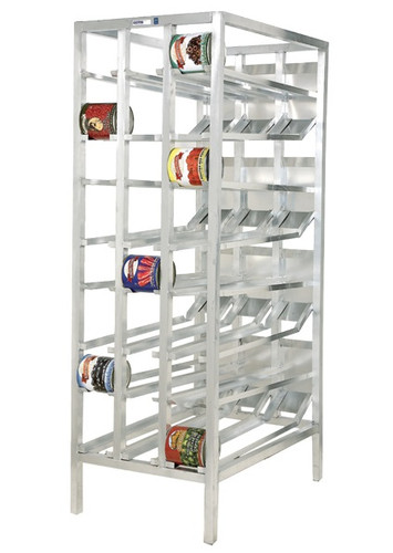 Channel Aluminum First In/First Out Front Loading Can Rack | Balte Sales