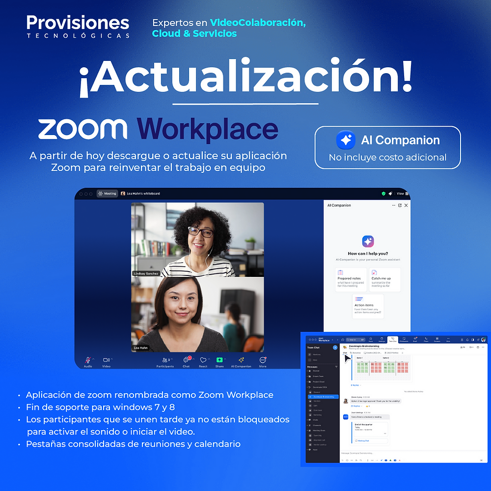 ¡Zoom Workplace ya está aquí! Reinvente el trabajo en equipo con su ...