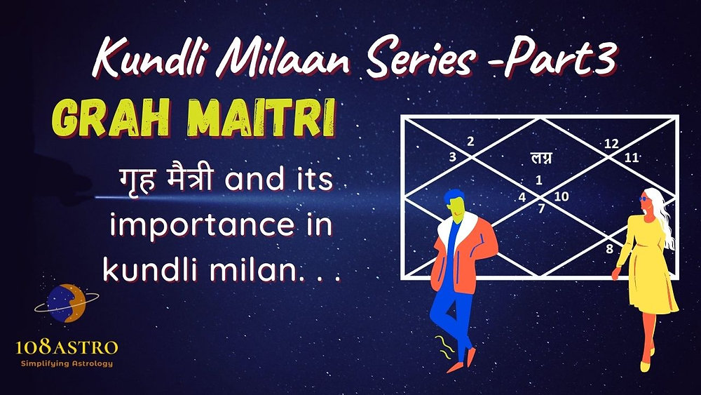 Grah Maitri in Astrology | Kundli Milan Series - part 3 | Ashtakoot Milan