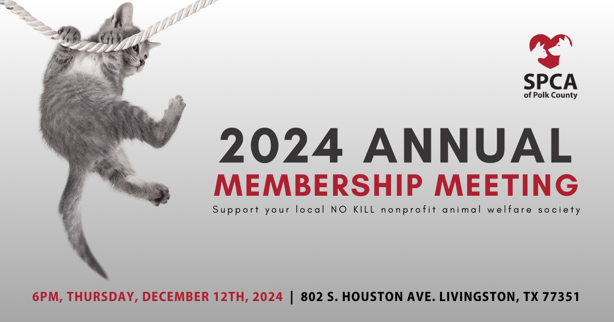 Annual Membership Meeting 2024 | SPCA of Polk County