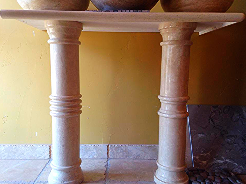 Stone Columns - San Antonio TX - Cantera, Marble, Travertine.