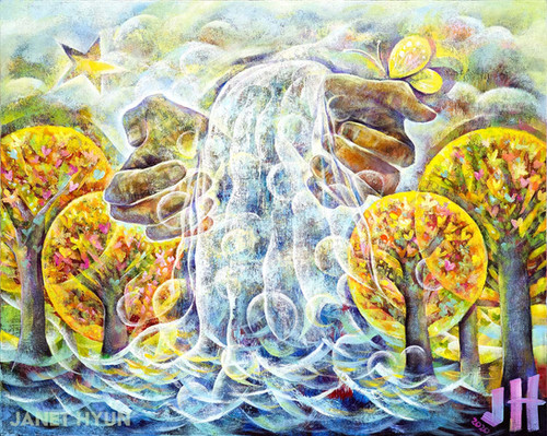 Blessing Waterfall III | Janet Hyun Art