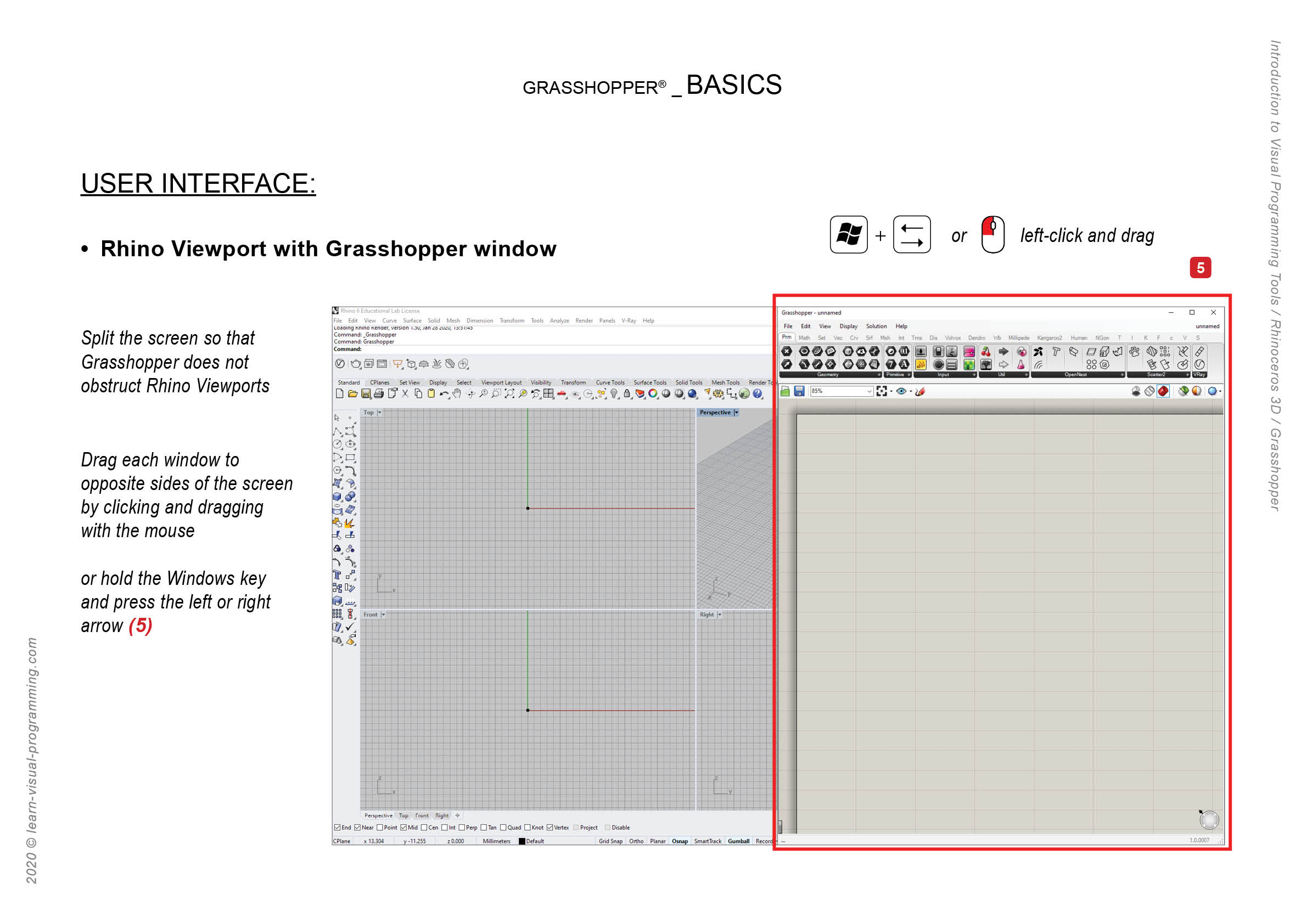 Grasshopper INTERFACE | learn visual programming