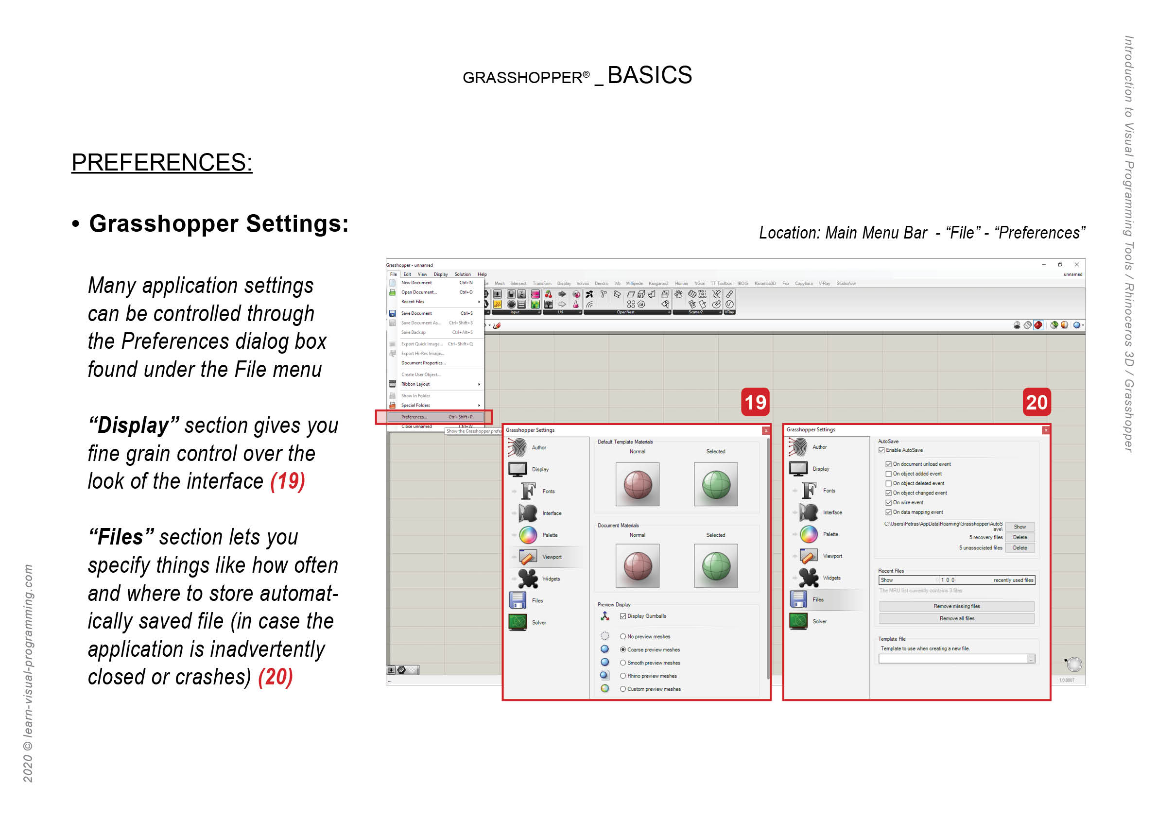 Grasshopper INTERFACE | learn visual programming