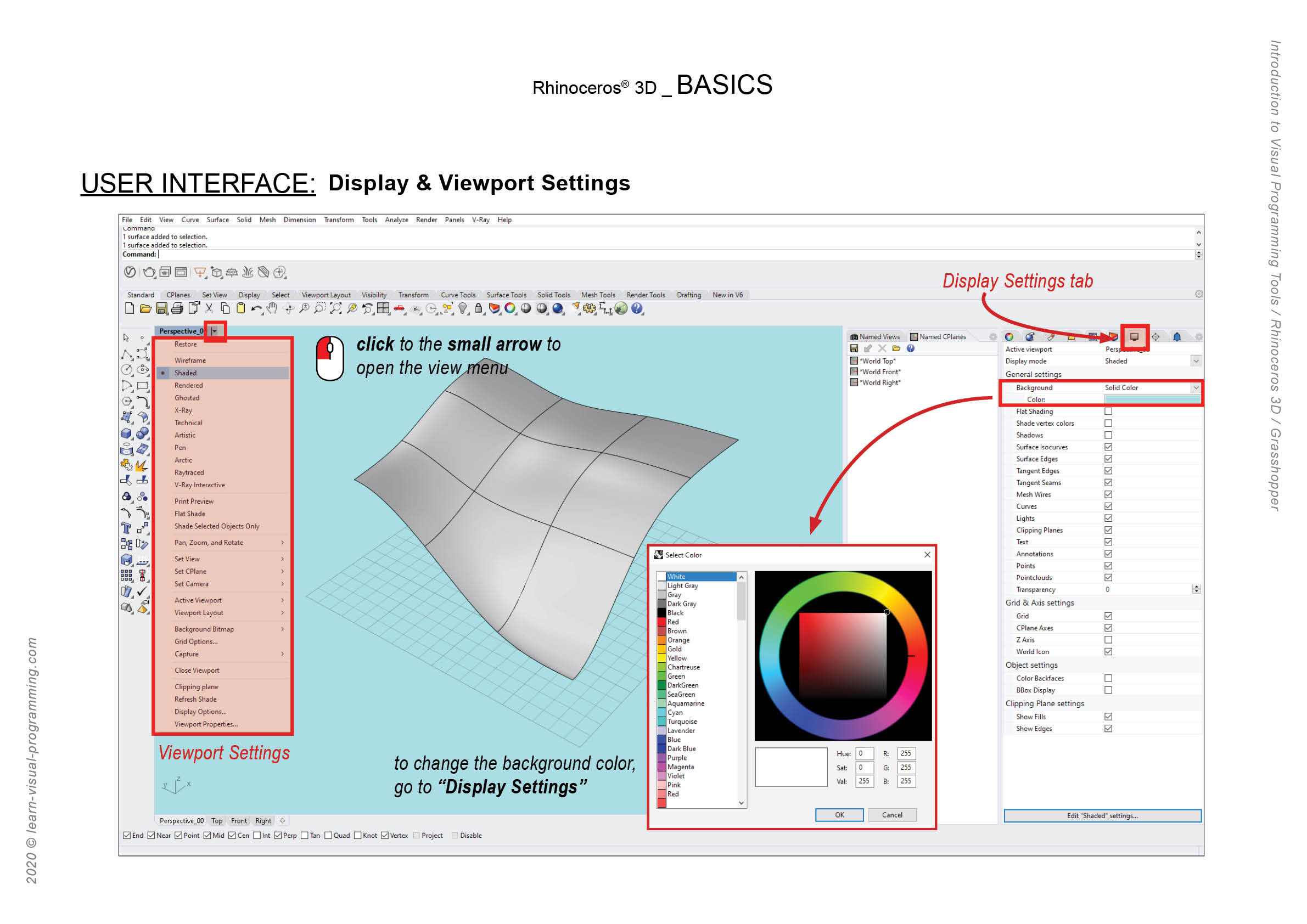 Grasshopper INTERFACE | learn visual programming