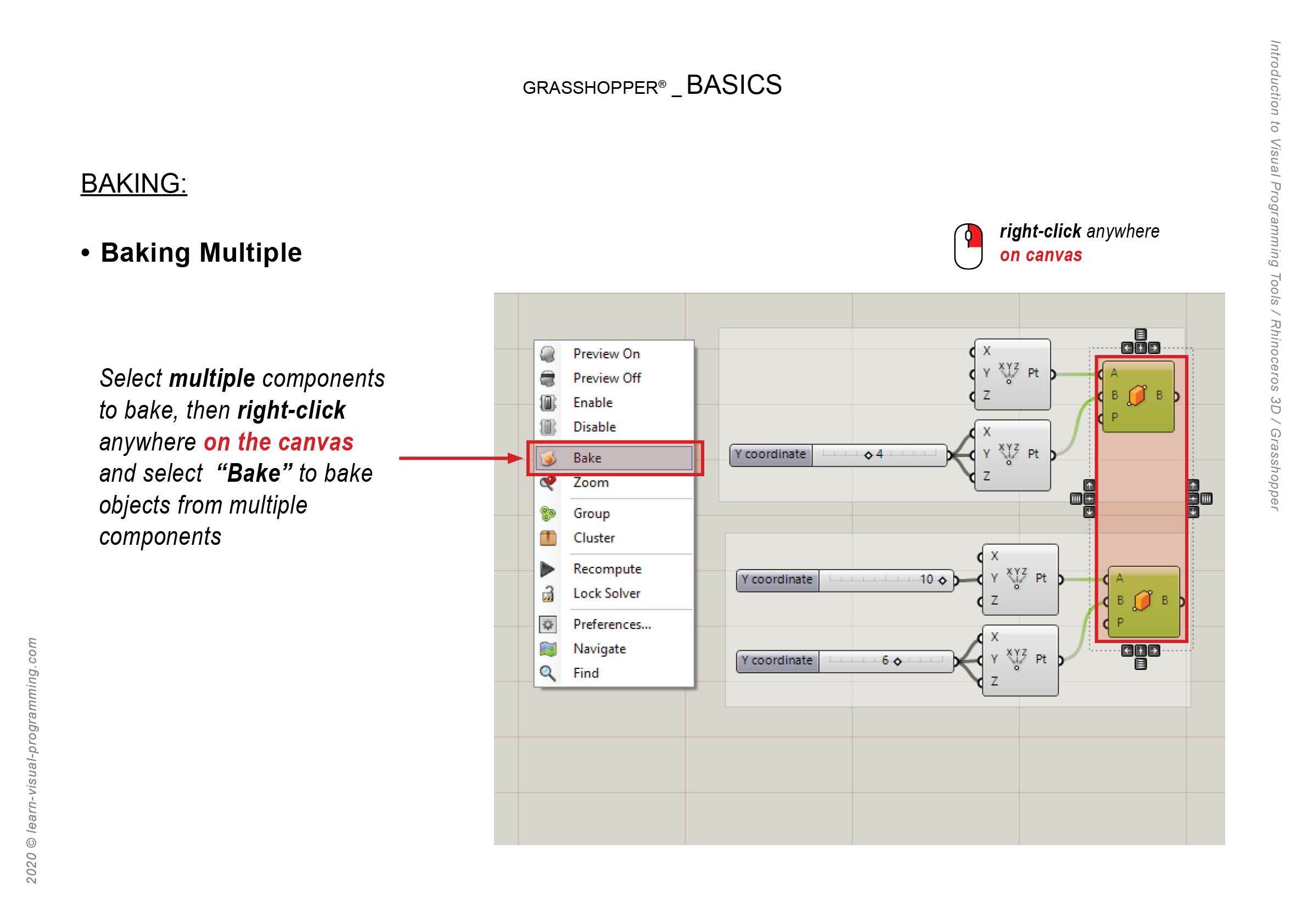 Grasshopper INTERFACE | learn visual programming