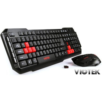 Viotek VT-KW-10C HAWKPECK 2.4GHz Wireless Mouse+Keyboard 800-2000dpi ...