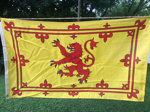 scottish flag yellow